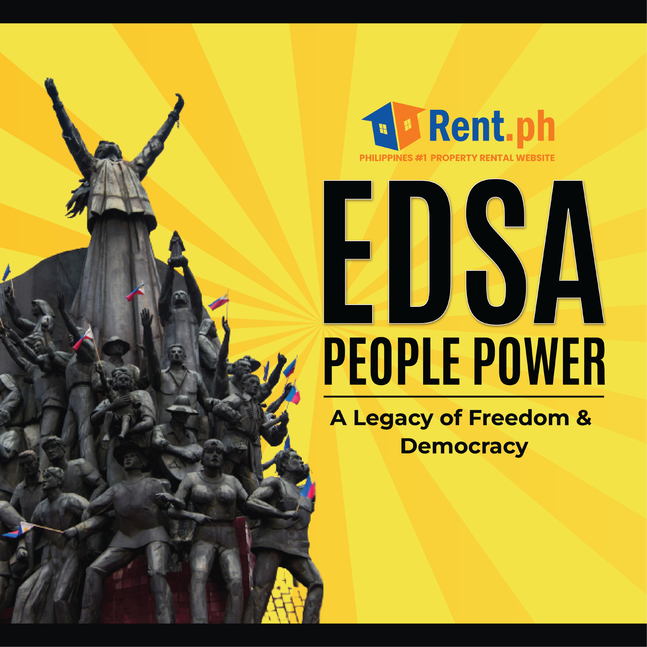 EDSA People Power: A Legacy of Freedom and Democracy - Rent.ph | Rental ...
